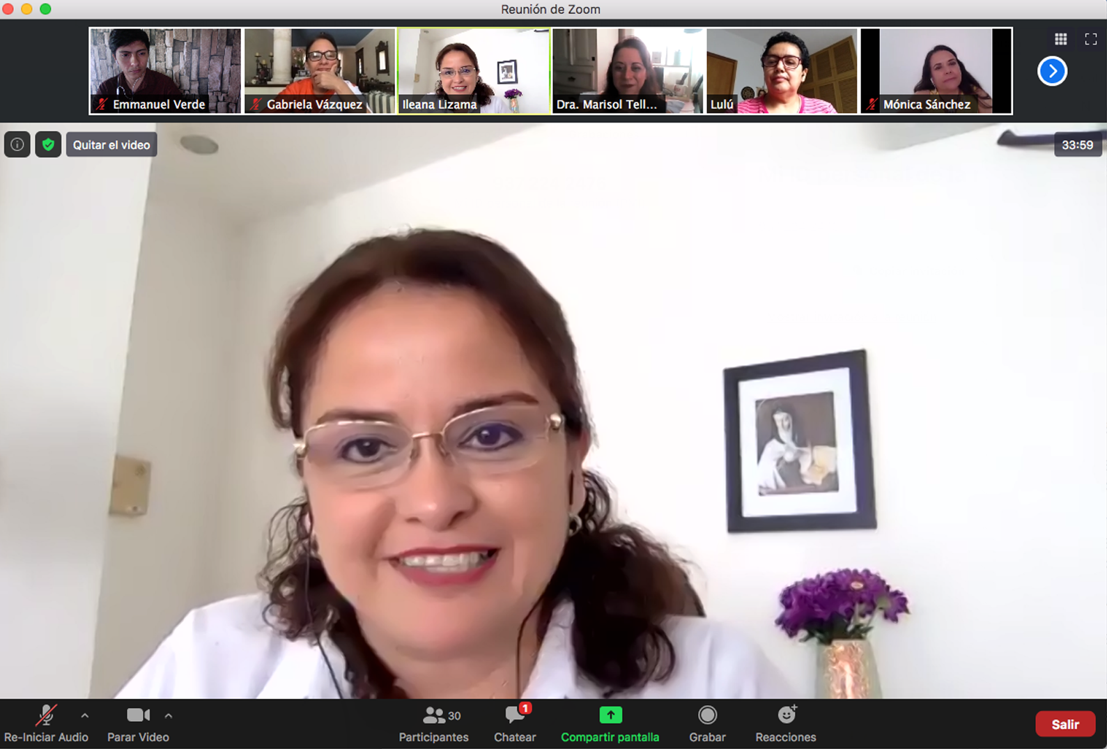 Imparte Conferencia a equipo directivo del Colegio Teresiano